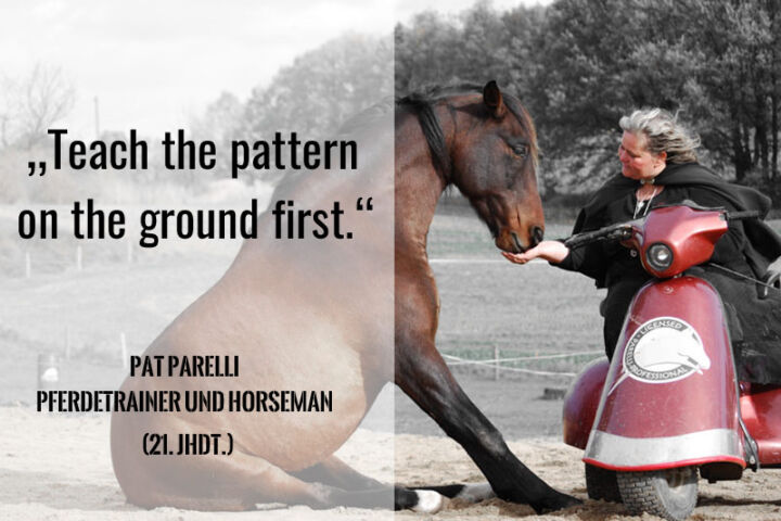 Pat Parelli: Teach the pattern on the ground first